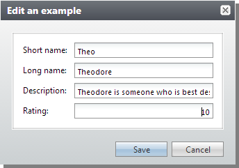 Create an Edit Data Form (SP)