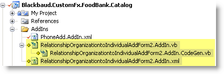 Exercise 3 Creating a Data Form Add In