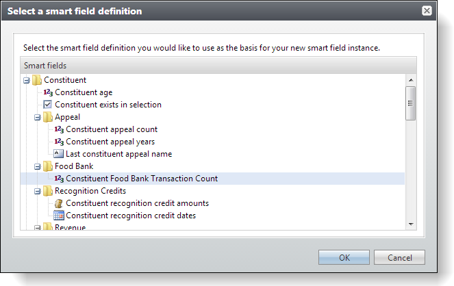 Create a Smart Field Spec