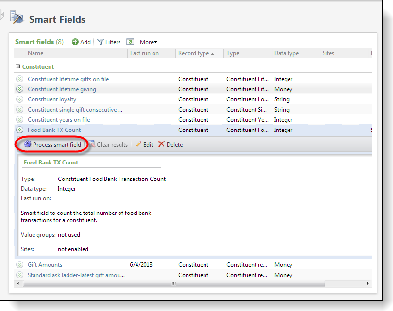 Create a Smart Field Spec