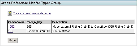 Construct a CSV file using the EXT_GROUP_ID field