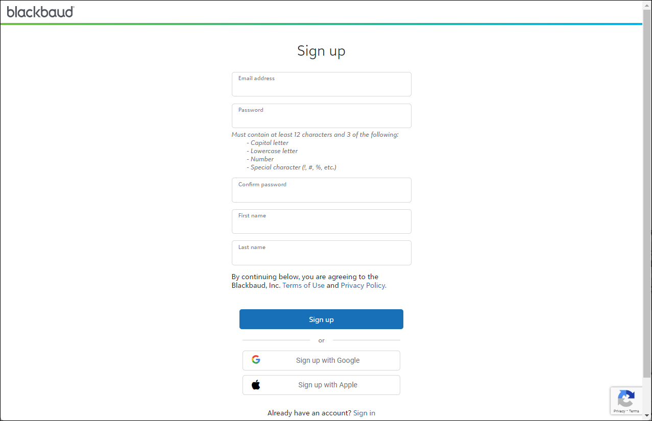 Connect Your Account to Blackbaud ID (BBID)